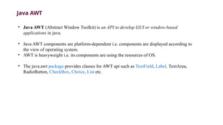 abstract windowing toolkit graphical user interface | PPTX