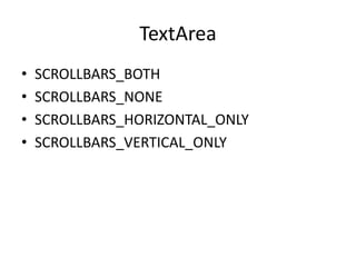 JAVA - AWT - controls Introduction .pptx