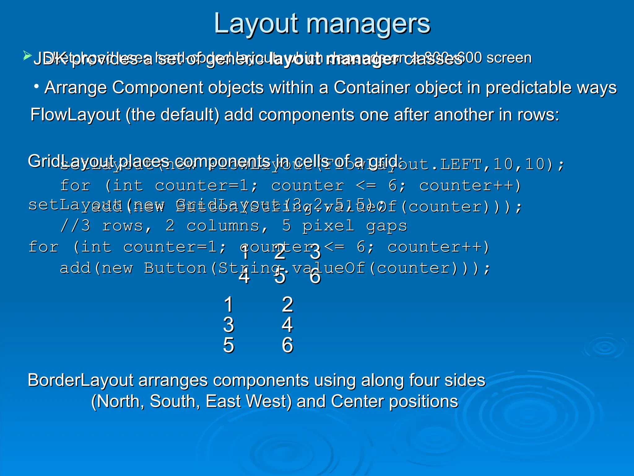 Abstract Window Toolkit and Swing Advanced Java | PPT
