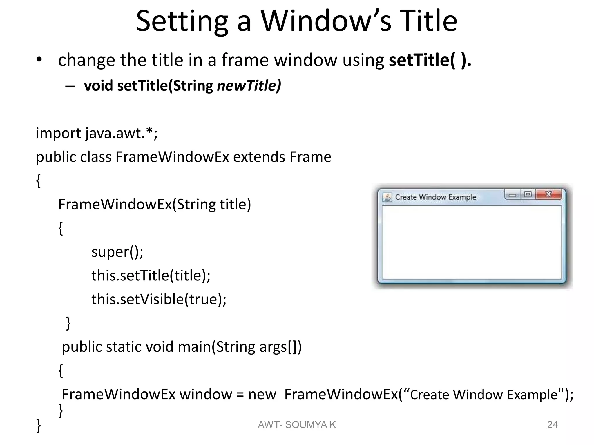 Awt controls ppt | PPT
