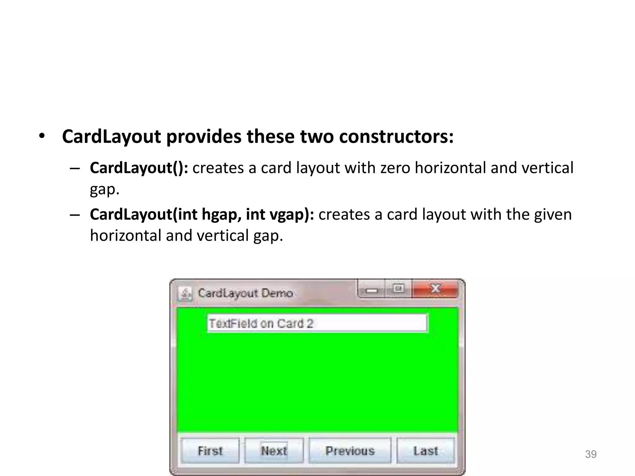 Awt controls ppt | PPT | Programming Languages | Computing