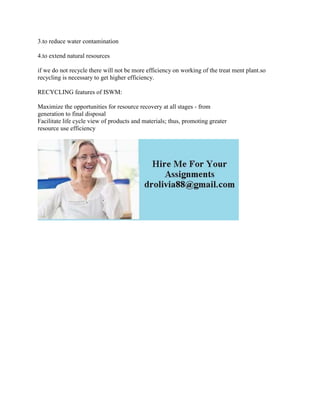 A WTE plant is being proposed as part of an ISWM plan- The proponents.docx