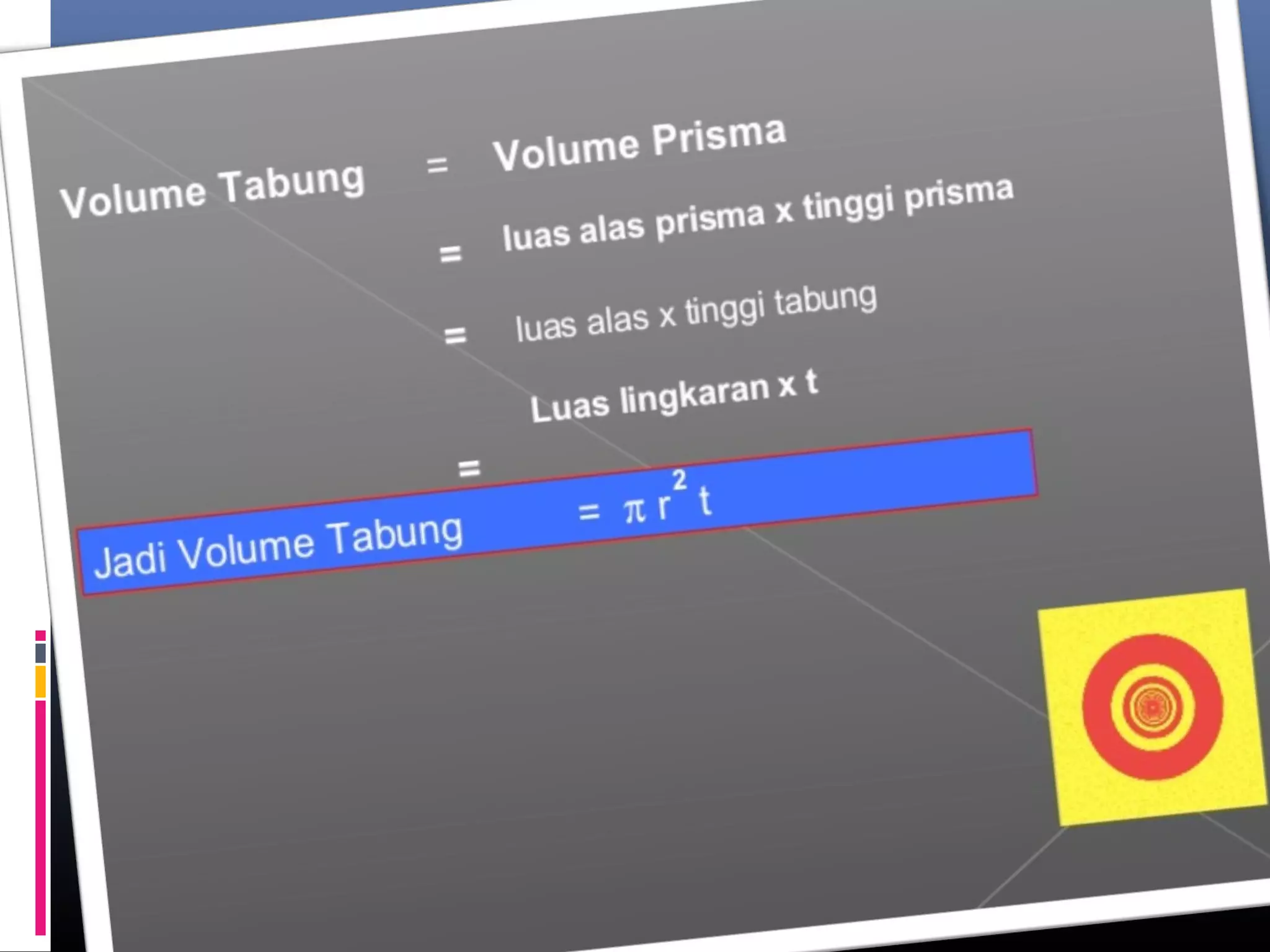 Imanul islam f (rumus menghitung luas dan volume tabung serta ...