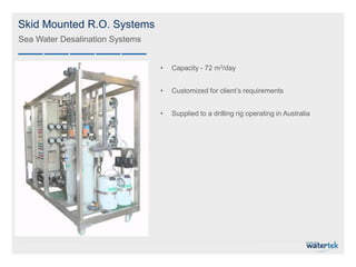Awt presentation 2019 sea water systems- rev november 2019 | PPT