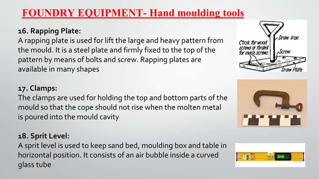 Foundry basics | PDF | Woodworking | Arts and Crafts