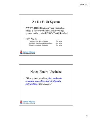 Awwa 102 painting sherwyn williams | PDF