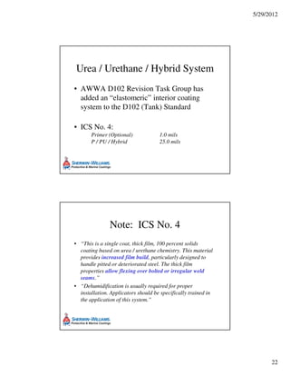 Awwa 102 painting sherwyn williams | PDF