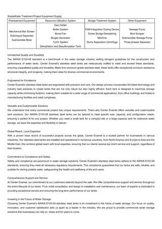 AWWA D103-09 stainless steel tanks for Commercial Water Tanks.docx