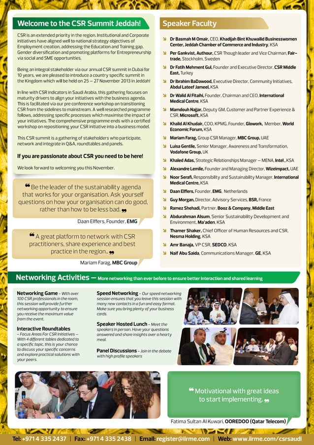 CSR Saudi Arabia 2013 | PDF