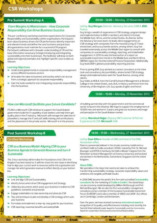 CSR Saudi Arabia 2013 | PDF