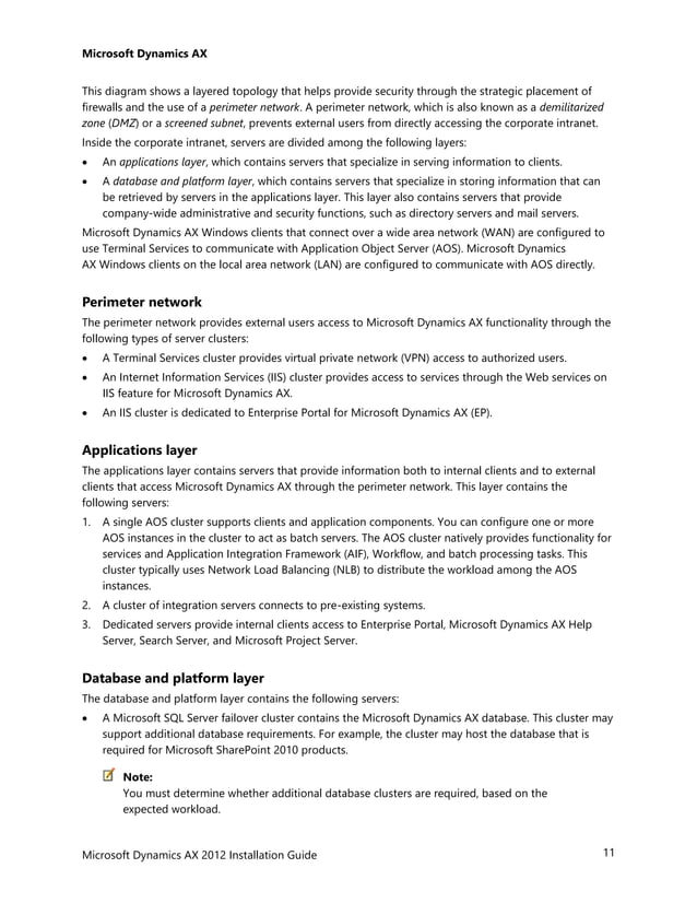 AX 2012 R3 Installation Guide | PDF