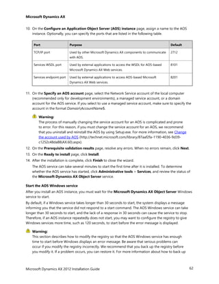 AX 2012 R3 Installation Guide | PDF