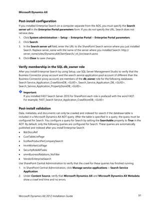 AX 2012 R3 Installation Guide | PDF