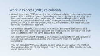 Project Management and Accounting concepts in Dynamics AX2012 R3 | PPTX