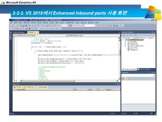 AX2012 AIF(Application Integration Framework) 소개 | PPT