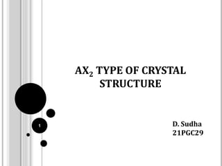 AX2 TYPE OF CRYSTAL STRUCTURE..pptx