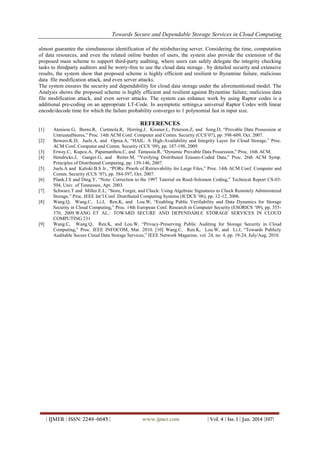 Towards Secure and Dependable Storage Services in Cloud Computing | PDF | Cloud Computing | Internet