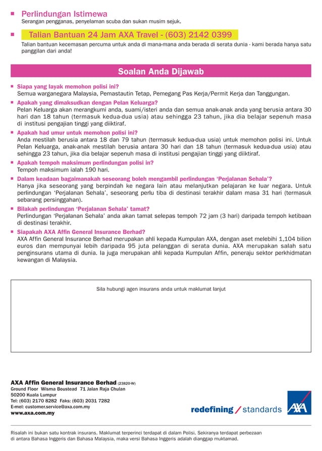 AXA Travel - Smart Traveller brochure | PDF | Travel Insurance | Insurance