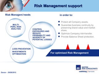 Risk engineering decision tools for risk management support | PPT ...