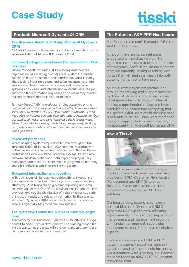 AXA PPP Healthcare Case Study