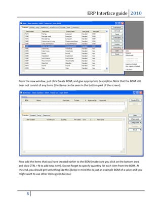 Axapta Interface Guide | DOCX