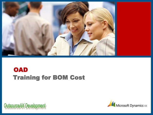 Dynamics AX 2009 BOM Calculation | PPTX