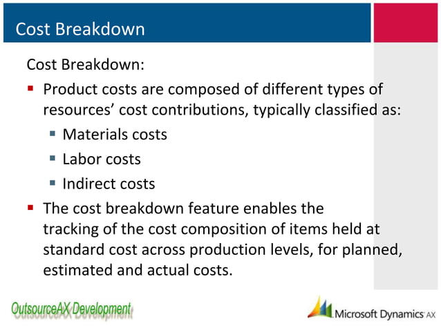 Dynamics AX 2009 BOM Calculation | PPTX