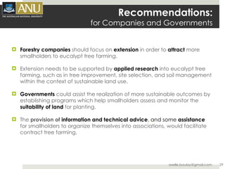 Contract tree farming and smallholders: Drivers of adoption in Thailand ...