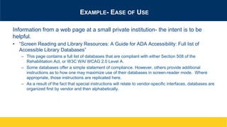Axelrod "The Practicalities of Providing Accessibility in Higher ...