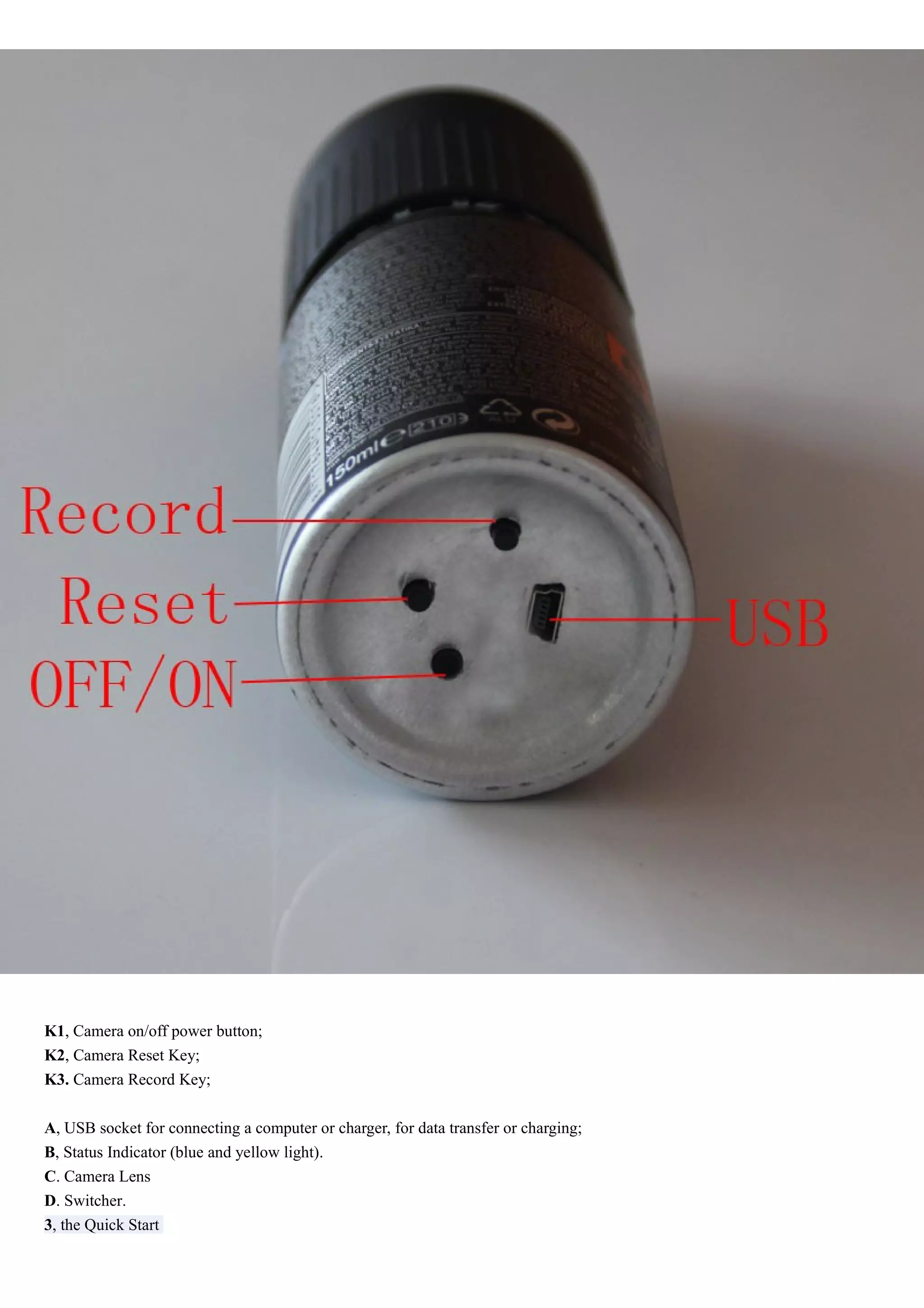 Axe men's fragrance camera user guide | DOC