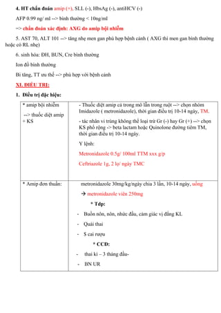 BIỆN LUẬN BỆNH ÁN AVG | PDF