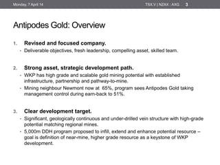 Antipodes Gold AXG: April Introduction. | PPT