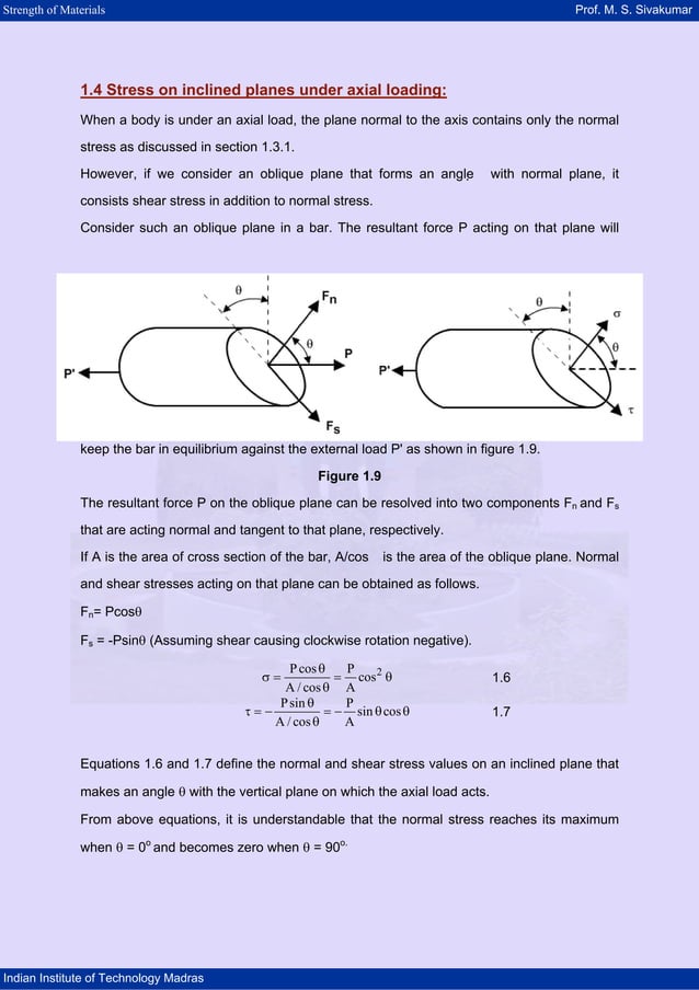 Axial deformation | PDF
