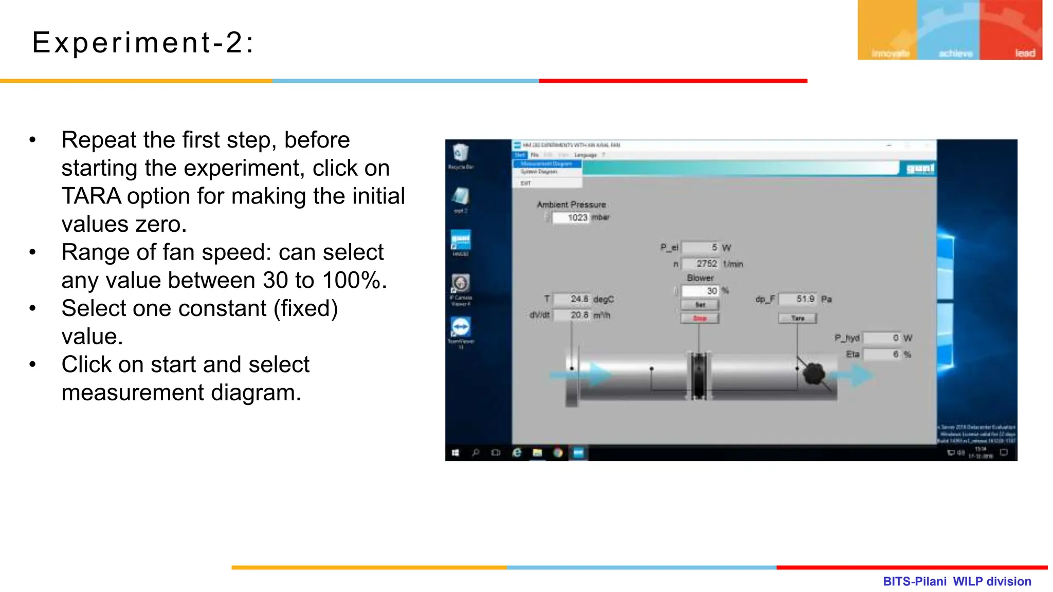 Axial fan of Mechanical Technology Bits Pilani Notes | PPTX
