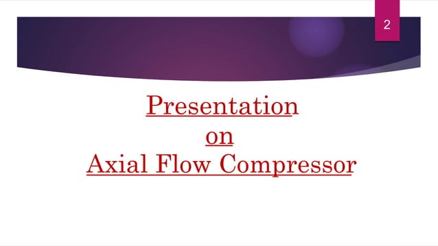 Axial flow compressors | PDF