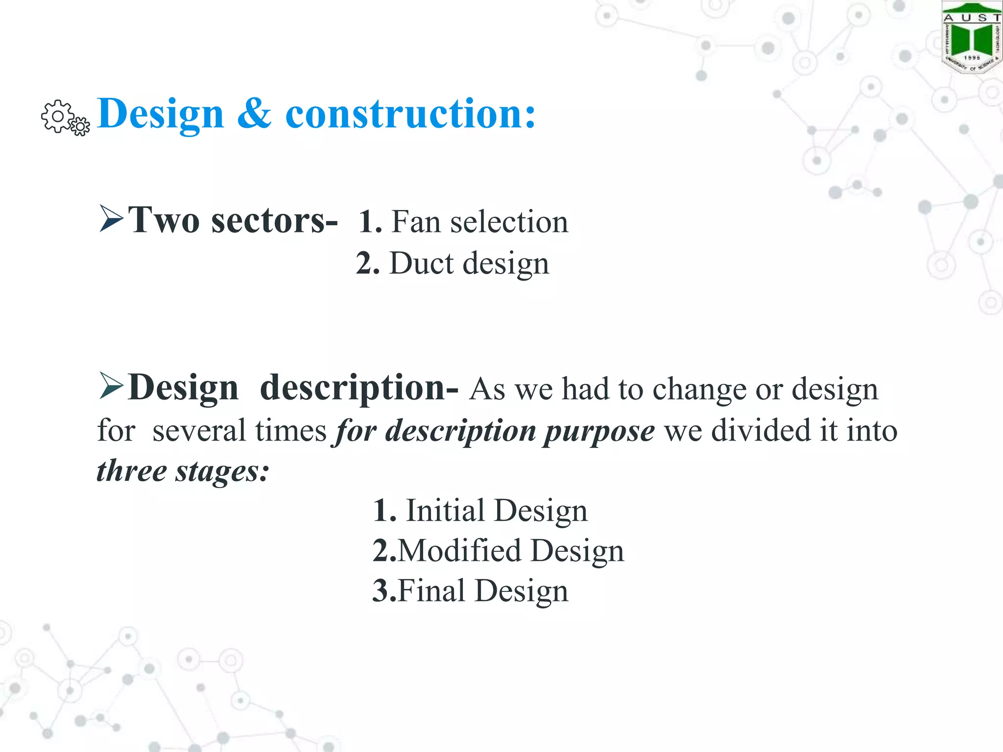 Axial flow fan testing rig | PPTX