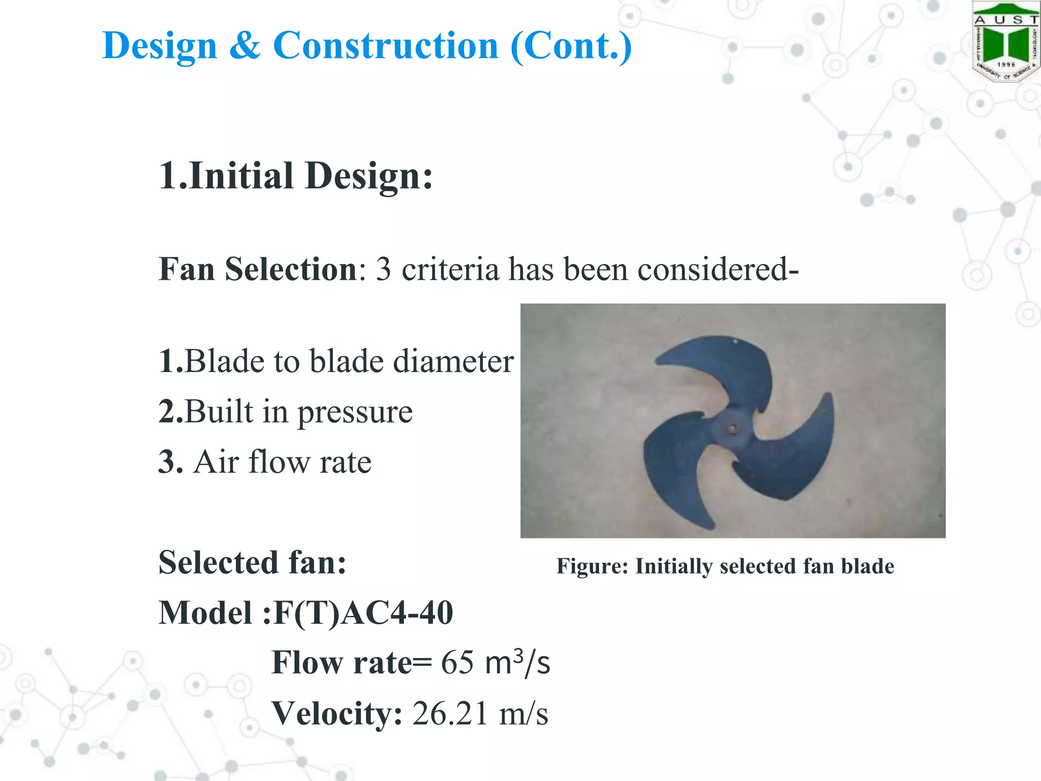 Axial flow fan testing rig | PPTX