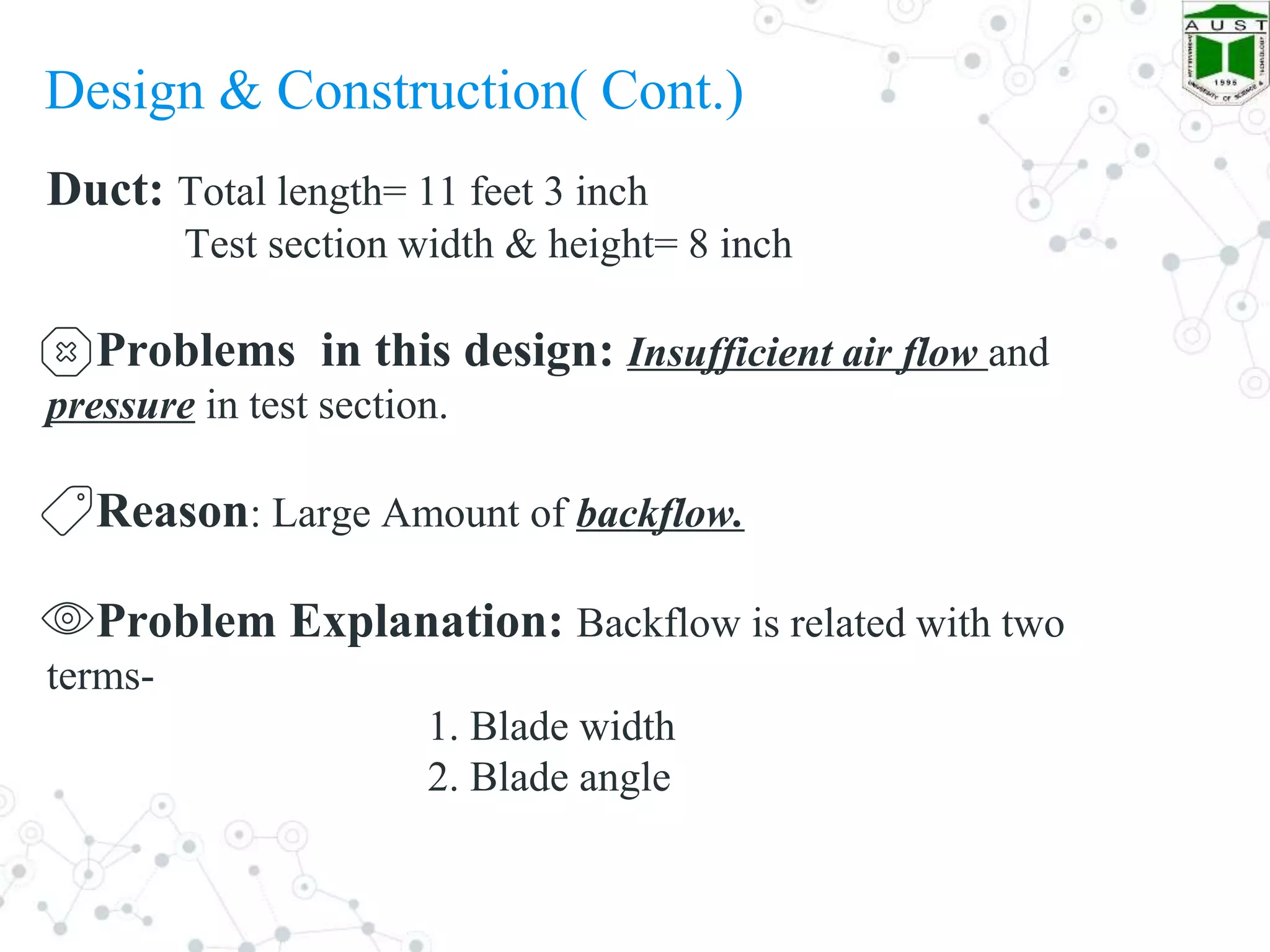 Axial flow fan testing rig | PPTX
