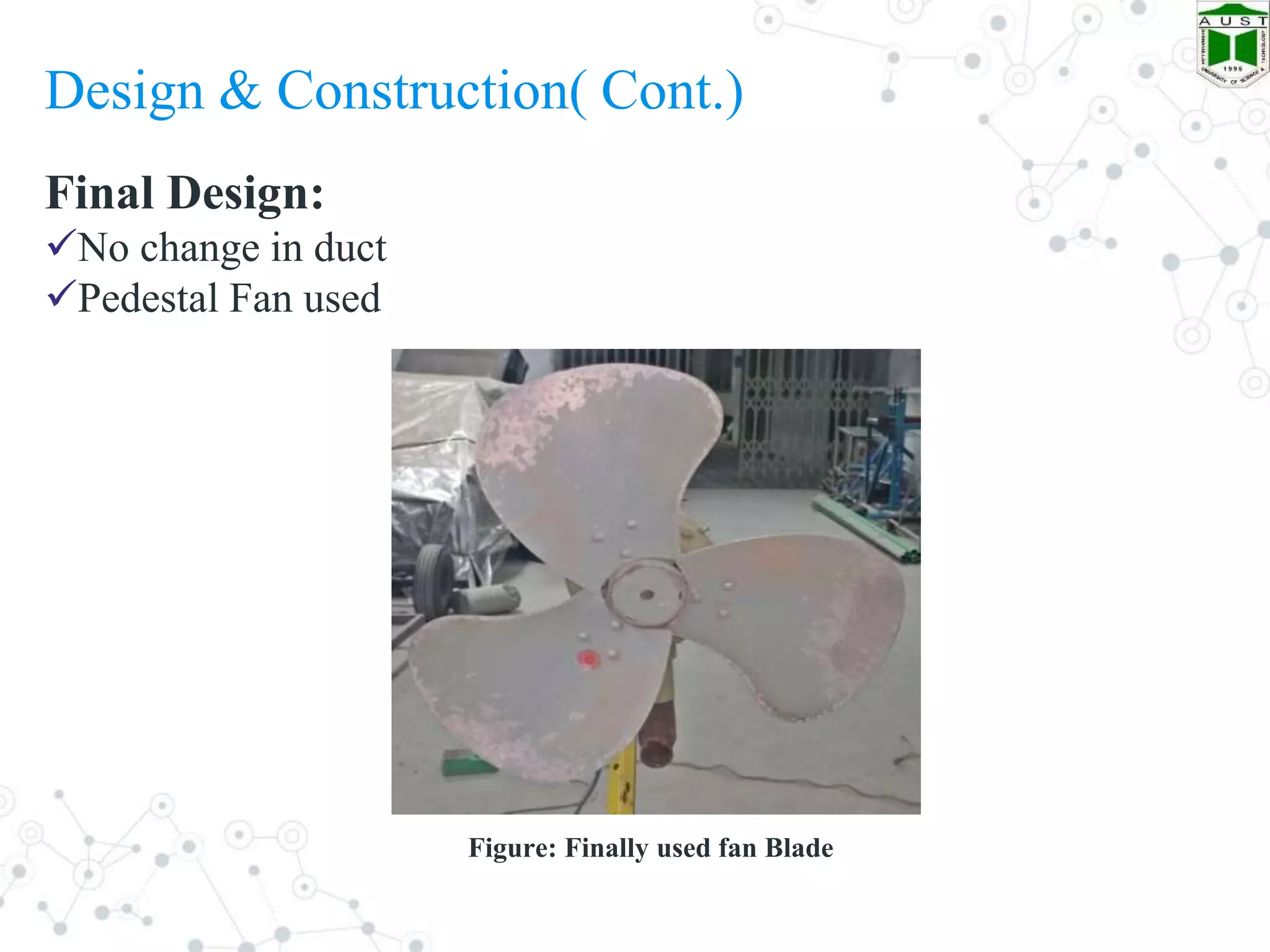 Axial flow fan testing rig | PPTX