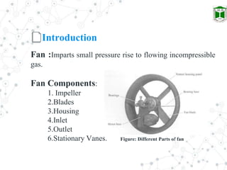 Axial flow fan testing rig | PPTX