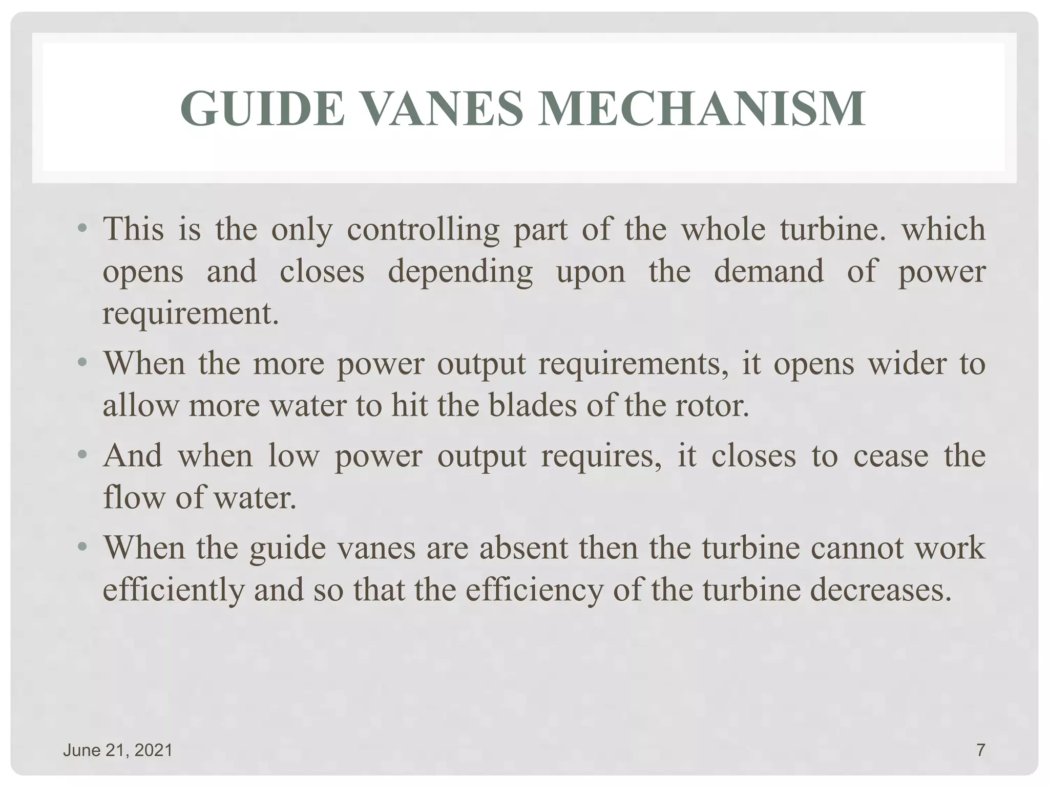 Axial flow reaction turbines/ Kaplan Turbine | PPTX
