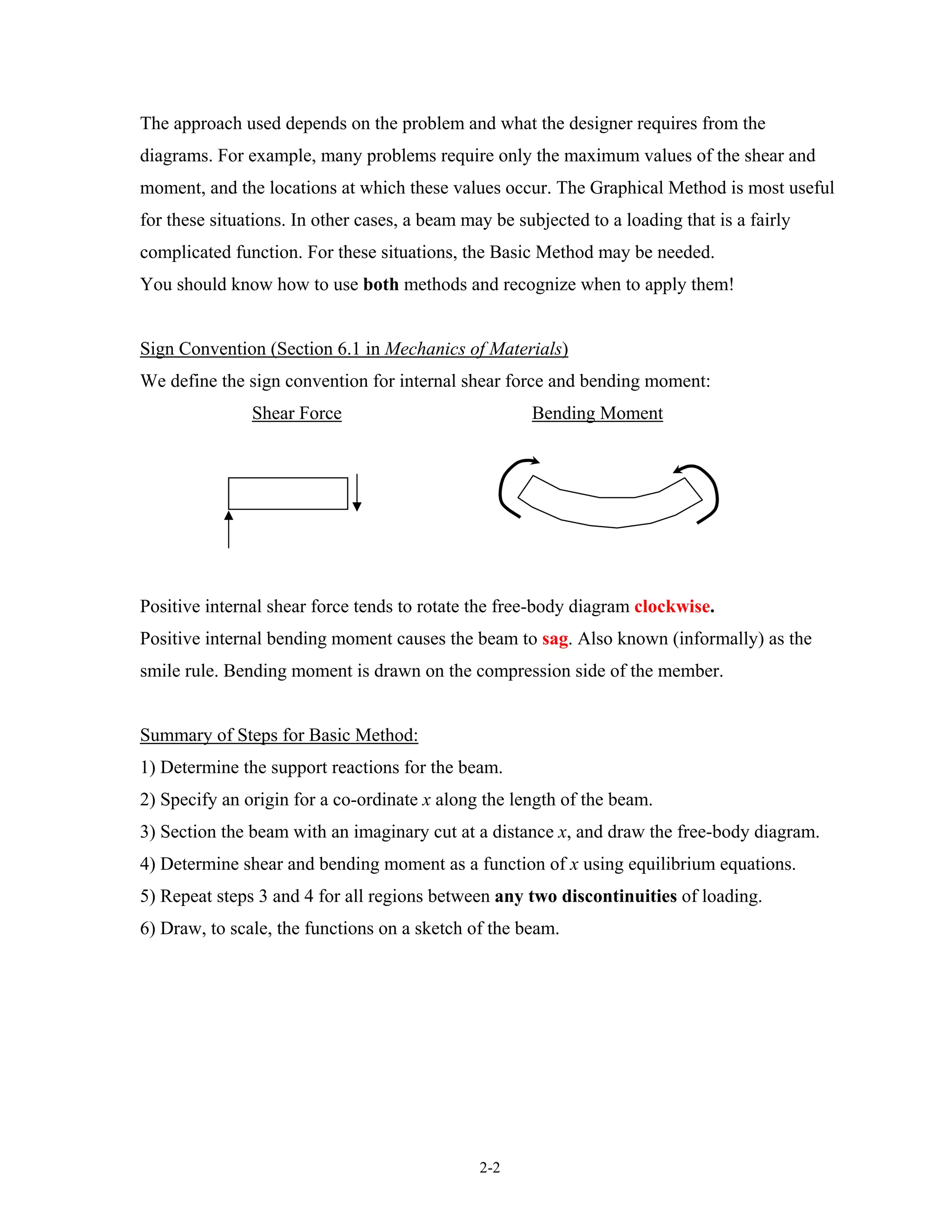 Axial force, shear force, torque and bending moment diagram | PDF