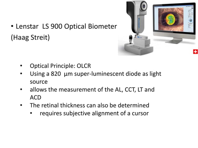Optical and Non-optical Methods of Measuring Axial Length of Eye | PPTX ...