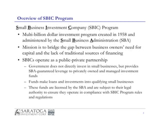 SBIC Presentation | PDF