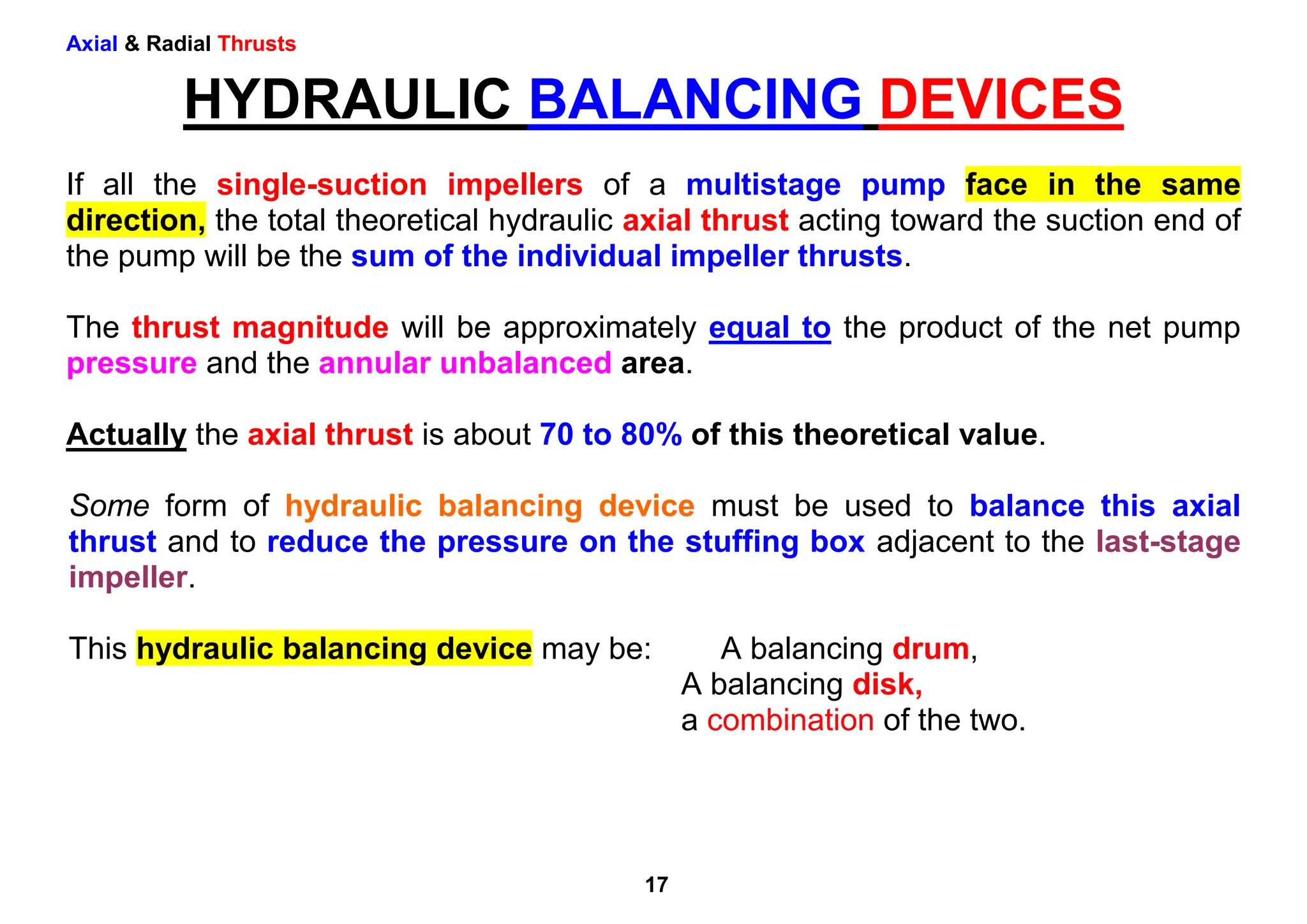 Axial Radial Thrust in Centrifugal Pumps.pdf