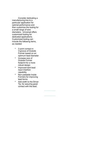Axial Insertion machine tooling design for PCB assembly | PDF