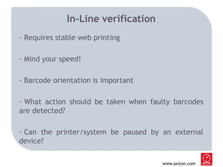 Barcode Verification - how and why? | PPT