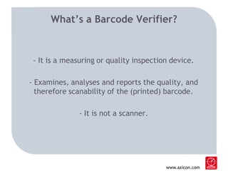 Barcode Verification - how and why? | PPT