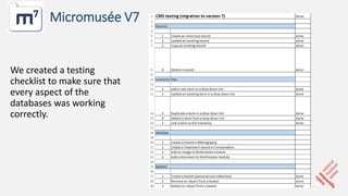 Brief on Migration to V7 Project | PPSX