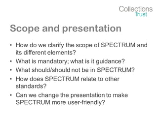 SPECTRUM Standards: Update | PDF